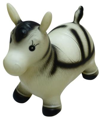 China jumping animal inflatable PVC sitting toys simple horse for sale