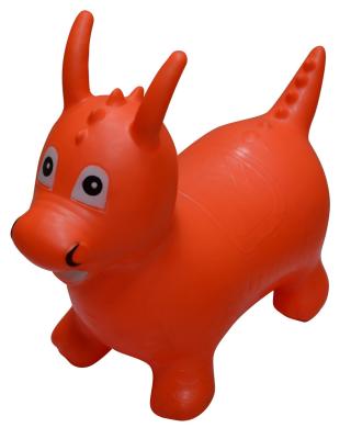 China jumping animal inflatable PVC sitting toys dragon for sale