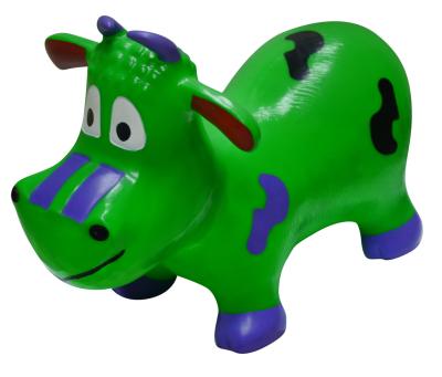 China jumping animal inflatable PVC sitting toys hippo for sale