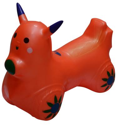 China jumping animal inflatable PVC sitting toys cat machine for sale
