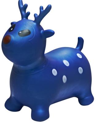 China jumping animal inflatable PVC sitting toys cool deer for sale
