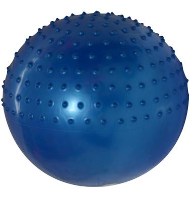 China Massage fitness inflatable big PVC ball blue color for sale