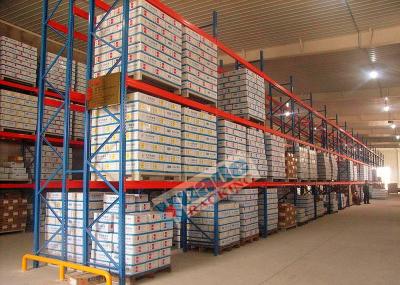 China ISO Q235B Pallet Rack Shelving 1500kg Warehouse Racking System for sale