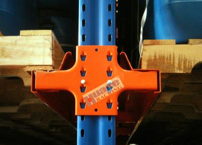 China De blauwe Oranje Aandrijving van Materiële Behandelingsrekken door het Rekken voor Koude Opslag Te koop