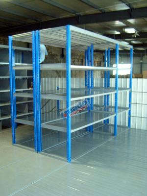 China 2000mm High Long Span Shelving Warehouse Storage Racks Bolted Urpight Frame for sale