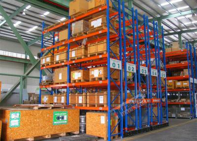 China Warehouse Powered Mobile Racking , 10 Meters Height Movable Racks Storage For Freezers for sale
