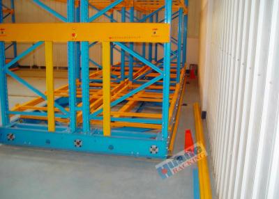 China Freezers Rail Free Mobile Storage Racks 32000Kg Per Module Without Concrete Floor Construction for sale