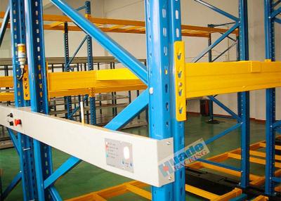 China Rail Guided Mobile Storage Racks Warehouse Racking Shelves For Optimizing Space for sale