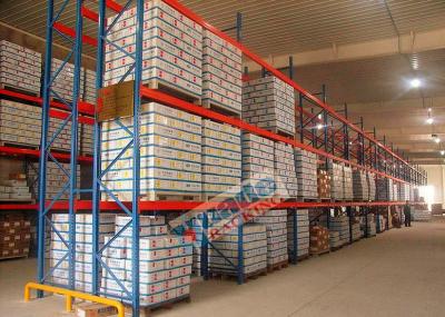 China Heavy Duty Shelving Rack Steel Storage Racking 120mm Width For The Logistics Centers for sale