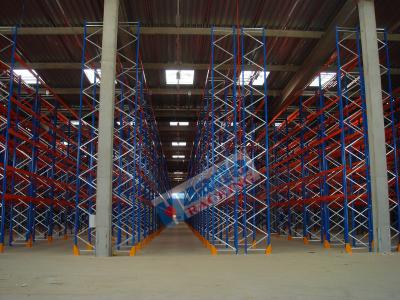 China Conventional Galvanized Pallet Racking Weight Capacity 2.5 Ton For Textile Industry for sale