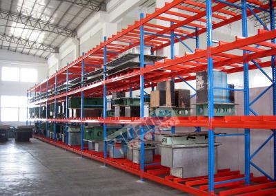 China Conventional Galvanized Pallet Racking Weight Capacity 2.5 Ton For Textile Industry for sale