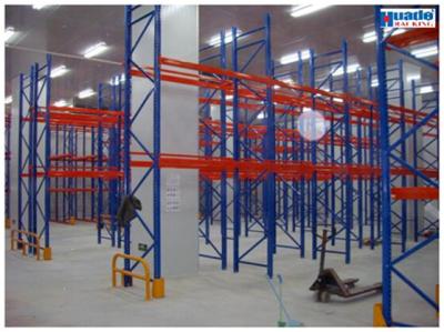 中国 5000kg Adjustable Metal Shelving Racks Q345 Double Deep Pallet Racking System 販売のため