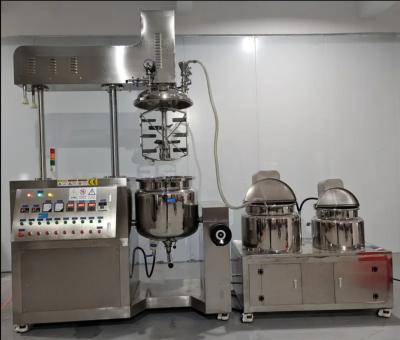 China 50L Cosmetic Vacuum Homogenizer Mixer Tank For Skin Care Cream for sale
