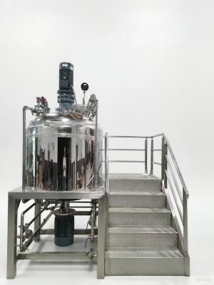 China Stainless Steel Fixed Vacuum Emulsifying Machine 500L for Daily Chemical Product for sale