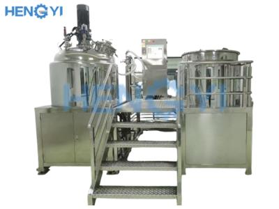 China Fixed Vacuum Homogenizing Emulsifier Mixer 500L For Toothpaste Production Line for sale