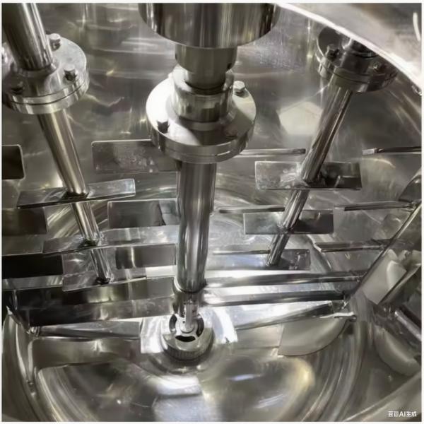 Quality Fixed Vacuum Homogenizing Emulsifier Mixer 500L For Toothpaste Production Line for sale
