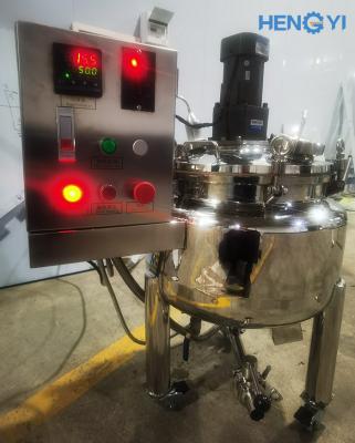 China 50L Stainless Steel Emulsifying Mixing Tank With High Shear Homogenizer for sale