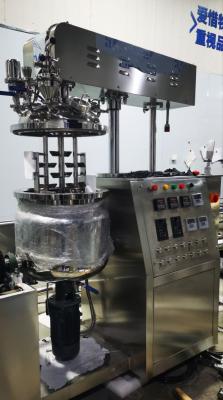 China Lotion Cream Paste High Shear Emulsifier Mixer Tank With Lifting System for sale