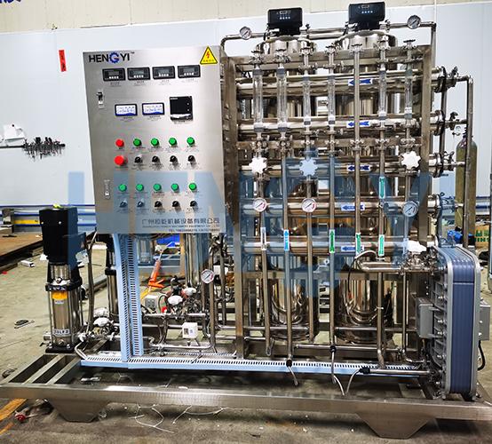 Quality 99% Stainless Steel RO Water Treatment Machine With Vertical Cylinder for sale