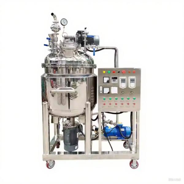 Quality Heating Jacket Movable Vacuum Homogenizer 200L for Liquid Products for sale