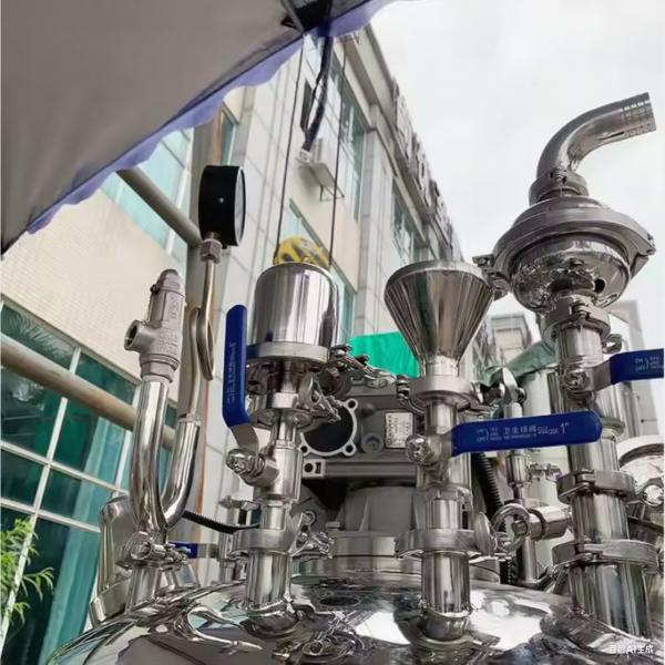 Quality Heating Jacket Movable Vacuum Homogenizer 200L for Liquid Products for sale