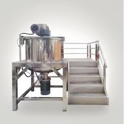 China Half Open Lid Homogenizer Mixer Tank 1000L For Automatic Shampoo Lotion Blending for sale