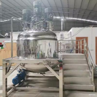 China 1000L Vacuum Homogenizer Mixer for Toothpaste Skin Care Cream for sale