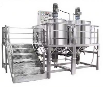 China 1500L Combined Homogenizer Mixer Machine for Shampoo Cream Cosmetics for sale