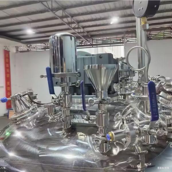 Quality Fixed Type Stainless Steel Homogenizer Mixer Combined 1000L for Cosmetic for sale