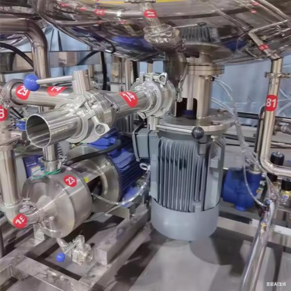 Quality Fixed Type Stainless Steel Homogenizer Mixer Combined 1000L for Cosmetic for sale