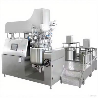 China 100L Stainless Steel Hydraulic Lifting Vacuum Cosmetic Emulsifying Machine for sale