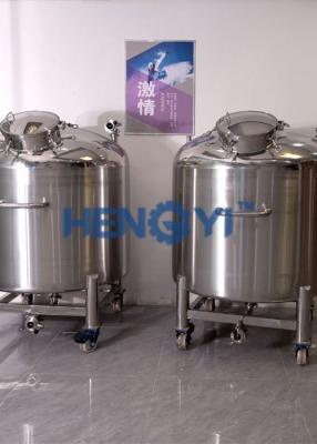 China 1000L Stainless Steel Storage Tank Movable for Chemicals Cosmetics Creams for sale