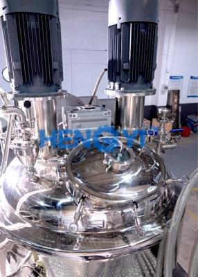 China Fixed Type Vacuum Emulsifying Machine 500L for Toothpaste Production Line for sale