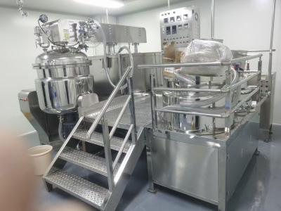 China Stainless Steel Vacuum Emulsifying Machine Hydraulic Lifting type 200L for sale