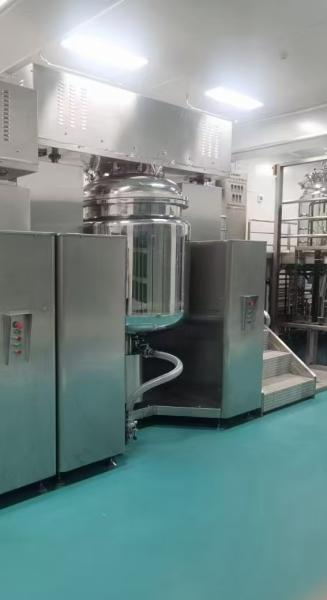 Quality Dual Top Hydraulic Vacuum Emulsifier Machine 500L For Ointment Production Line for sale