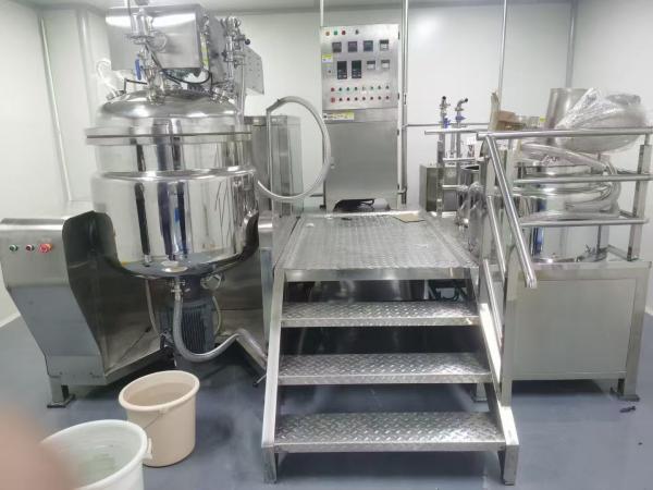 Quality 200L Lifting Vacuum Emulsifier Homogenizing For Ointment Production Line for sale