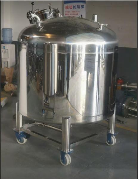 Quality High Performance 316 Stainless Steel Storage Tank for Liquid Soap Cosmetics for sale