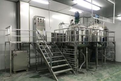 China Hydraulic Lifting Vacuum Emulsifier Mixer Combined For High Viscosity Products for sale