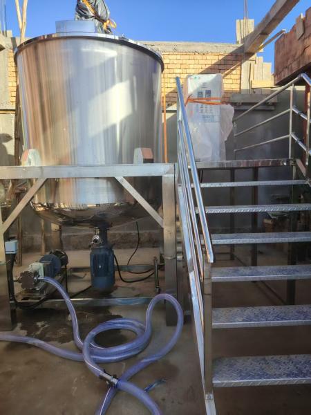 Quality 3000L Stainless Steel Liquid Detergent Homogenizing Mixer Machine for sale