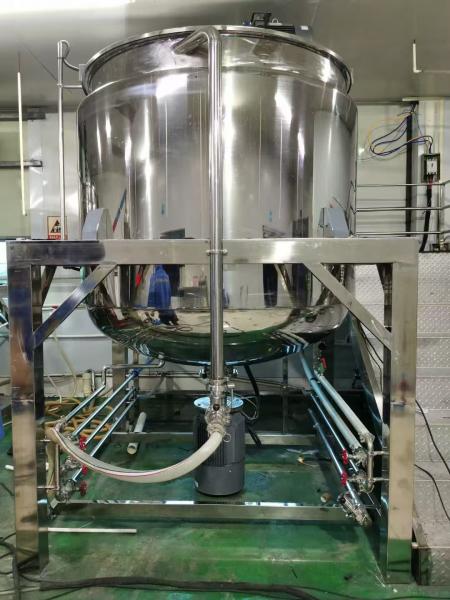 Quality 3000L Stainless Steel Liquid Detergent Homogenizing Mixer Machine for sale