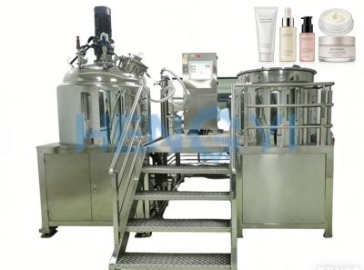 China 300L Fixed Type Liquid Soap Vacuum Homogenizer Emulsifier Machine for Cosmetics for sale