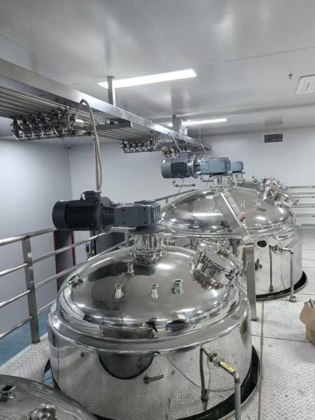 Quality Automatic Laundry Liquid Detergent Production Line with PLC Control for sale