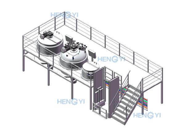 Quality High-Capacity Pharmaceutical-Grade Liquid Soap & Shampoo Production Line for sale