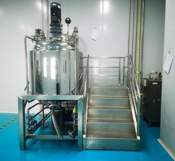 Quality Stainless Steel Fixed Vacuum Mixing Tank Homogenizer Emulsifying Mixer for sale