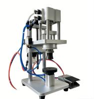China Semi Automatic Pneumatic Perfume Crimping Machine for Spray Bottle Sealing for sale