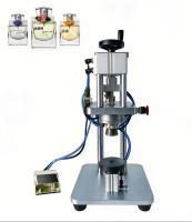 China Semi Automatic Pneumatic Perfume Crimping Machine for Spray Bottle Sealing for sale