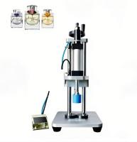 China Semi Automatic Pneumatic Perfume Press Capping Machine for Cosmetic Bottles for sale
