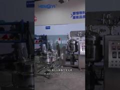 Miscelatore Emulsionatore Sottovuoto con Sollevamento Idraulico in Acciaio Inossidabile 50L