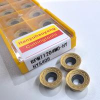 Quality RPMT1204MO-HY Carbide Milling Inserts Wear Proof CNC Milling Inserts for sale