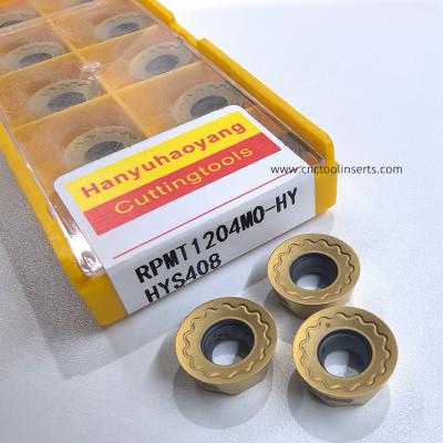 Cina RPMT1204MO-HY Inserti di fresatura a carburo Inserti di fresatura CNC resistenti all'usura in vendita